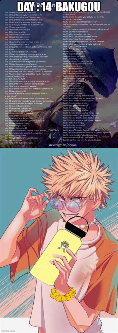 Image Tagged In Day Anime Challenge Vsco Boi Bakugo Imgflip