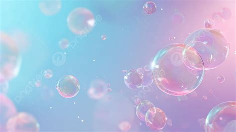 Shiny Soft Water Bubbles On Blue Background Water Bubble Vector Background Image And