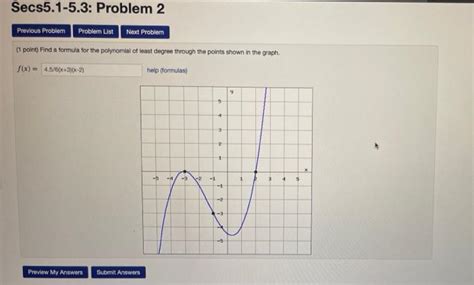 Solved Secs51 53 Problem 2 Previous Problem Probler List