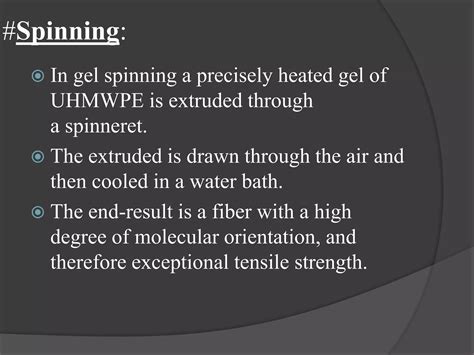 High Modulus Polyethylene Hmpe Pptx