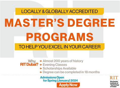 Rit Dubai Offers A Variety Of Masters Programs In The Fields Of Data