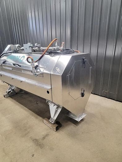 Used Sold Used Baycor Fibre Rotary Drum Screen 2 X 6 Stainless