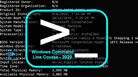 windows command line course 2020 new admin