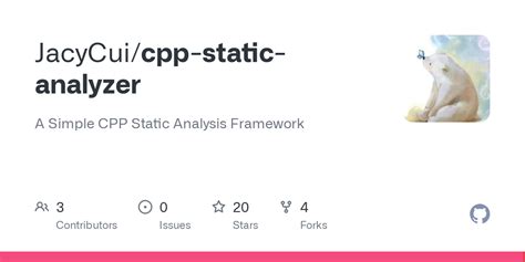 Github Jacycui Cpp Static Analyzer A Simple Cpp Static Analysis