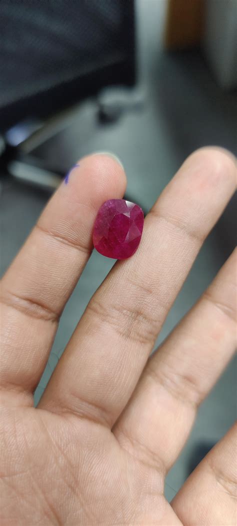 1198 Carat Cushion Shape Ruby Heat For Sale At 1stdibs