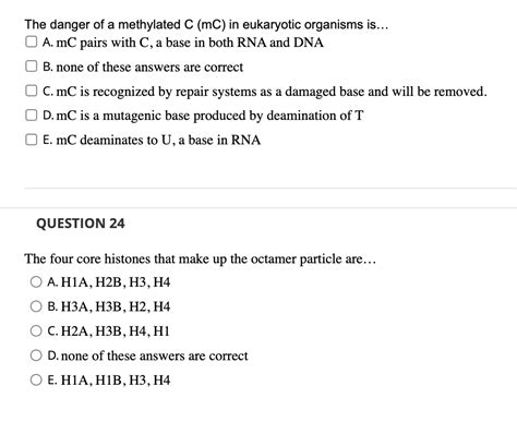 Solved Need Answers Asap The Danger Of A Methylated C MC In