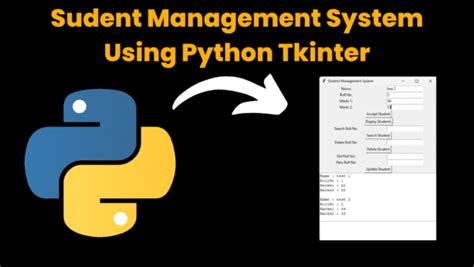 Student Management System Using Python And Tkinter With Source Code