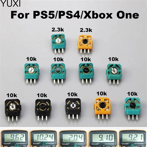Yuxi 1pcs 3d Analog Micro Switch Sensor For Ps4 Ps5 Controller 3d Thumbstick Axis Resistors