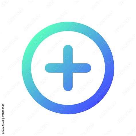 Add Button Pixel Perfect Gradient Linear Ui Icon Increase Volume Toolbar Control Element Menu