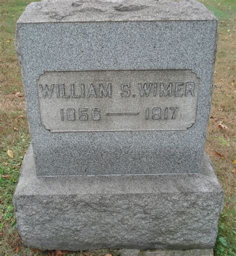 William S Wimer 1856 1917 Find A Grave Memorial