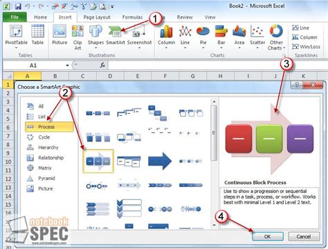 Insert Smart Art Into A Spreadsheet Excel 2010 Ormnarch It