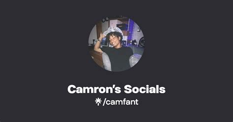 Camrons Social Links Instagram Tiktok Twitch Linktree