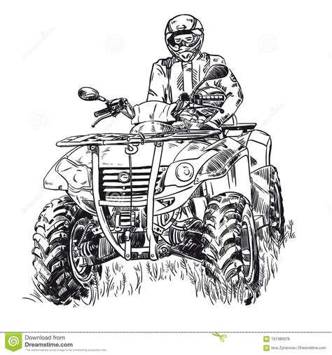 Dibujo De Cuatrimoto Artofit