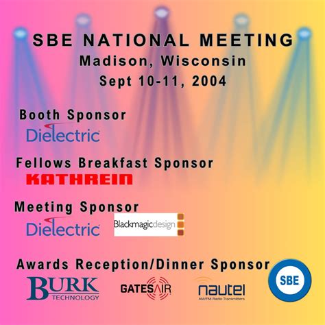 Society Of Broadcast Engineers On Linkedin Sbe 2024 National Meeting