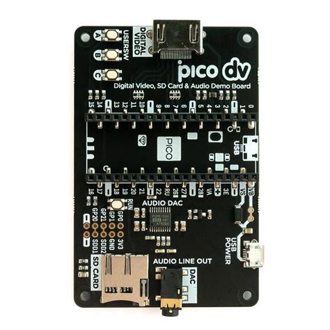 Base de démonstration Pimoroni Pico DV PIM Opencircuit