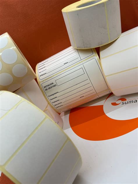 Rollos Etiquetas Adhesivas Para Impresora Sumarca