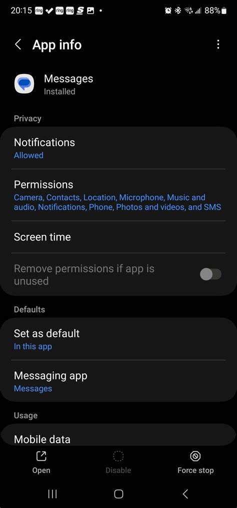 Solved Messages App Closes When Trying To Text A Specific Samsung