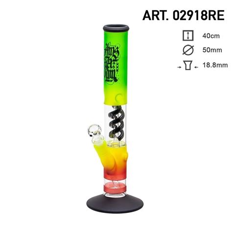Shop Amsterdam Glass Fading Color Spiral Perc Bong Grasscity