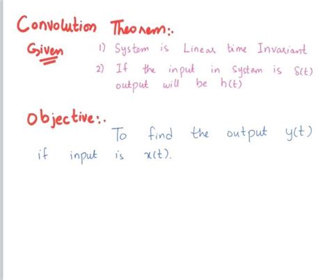 solved ∗y t x t ∗h t convolution theocem q find and