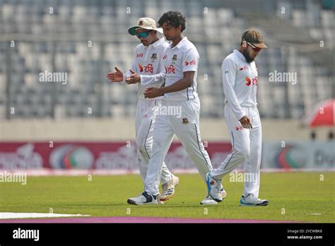 Skipper Najmul Hasan Shanto Hasan Mahmud And Mushfiqur Rahim During