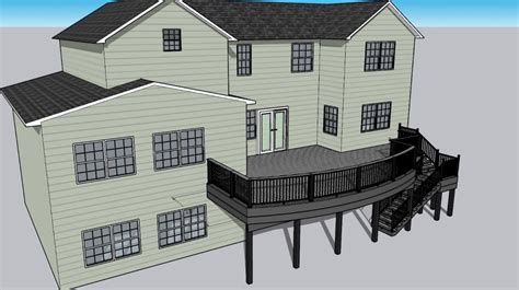 Custom Deck Design In North Bend