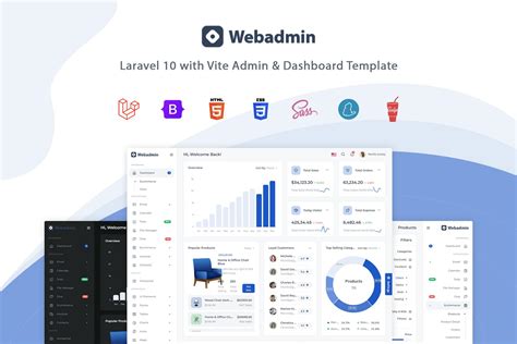 Webadmin Laravel Admin And Dashboard Template Webadmin Is A Laravel 10 With Vite And Bootstrap
