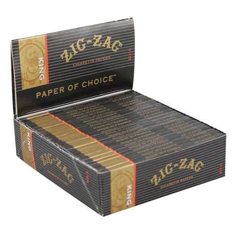 Zig Zag King Size Rolling Papers 24 Pack Dankgeek