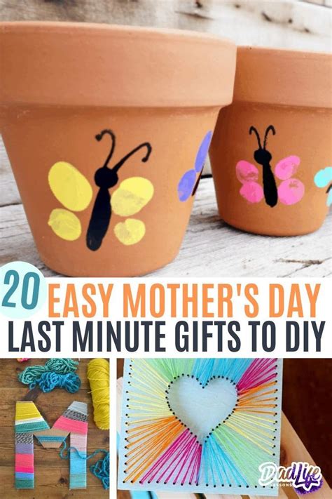 Top 20 Easy Diy Mothers Day T Ideas Dad Life Lessons Easy Diy