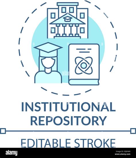 Institutional Repository Concept Icon Stock Vector Image And Art Alamy