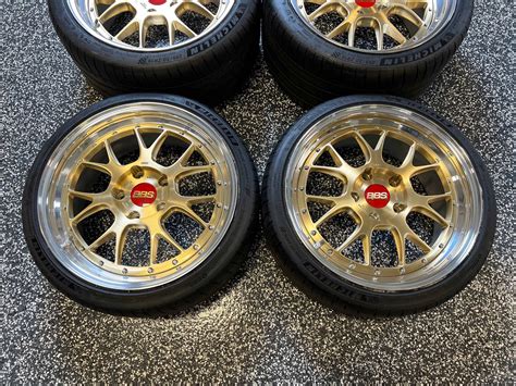 Bbs Lm R Forged 3 Piece Custom Wheels W Michelin Tires Porsche 911 997