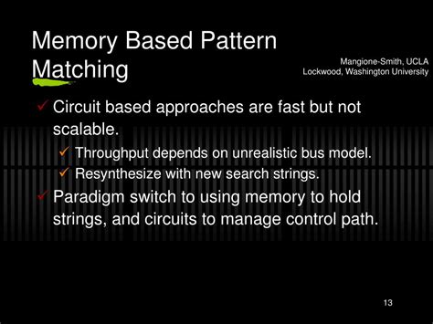 Ppt An Evolution Of Pattern Matching Within Network Intrusion