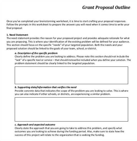 38 Grant Proposal Templates Doc Pdf Pages Free And Premium Templates