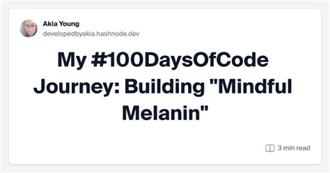 Bri Rorie On Linkedin My 100daysofcode Journey Building Mindful