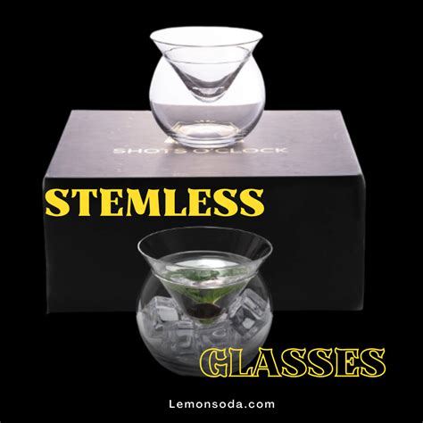 Elevate Your Cocktail Game With Stemless Martini Glasses Lemonsoda Blog