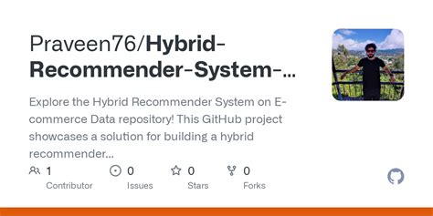 Github Praveen76 Hybrid Recommender System On E Commerce Data Explore The Hybrid Recommender