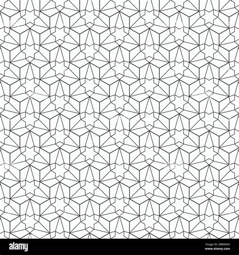 Abstract Seamless Pattern Arabic Latice Ornament Modern Stylish Texture Linear Style