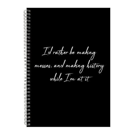 Messes A4 Notebook Spiral Lined Motivational Saying Graphic Notepad T247 Shop Today Get It