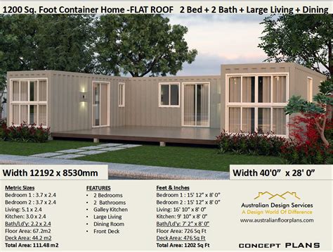 Buy Beautiful 2 Bedroom Home Shipping Container Home Concept Plans 3 Shipping Containers