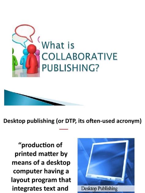 collaborative desktop publishing guideline pdf computing software