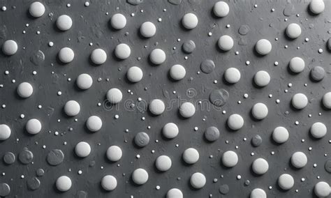Close Up View Textured Surface With Numerous Small White Dots Arranged