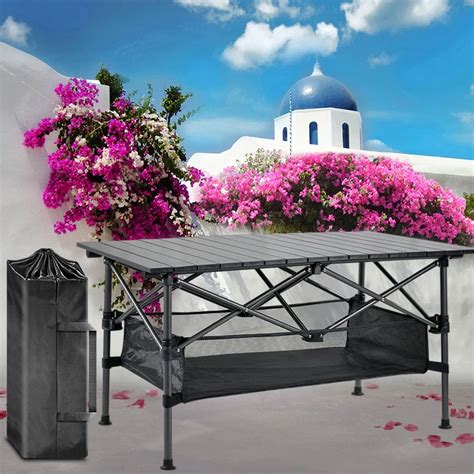 야외 캠핑 장비 자연 하이킹 알루미늄 합금 접이식 테이블 관광 휴대용 경량 배낭 여행 데스크 용품 Aliexpress