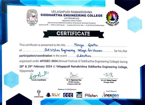 Navya Gorika On Linkedin Afosec2024 Ideathon Innovation