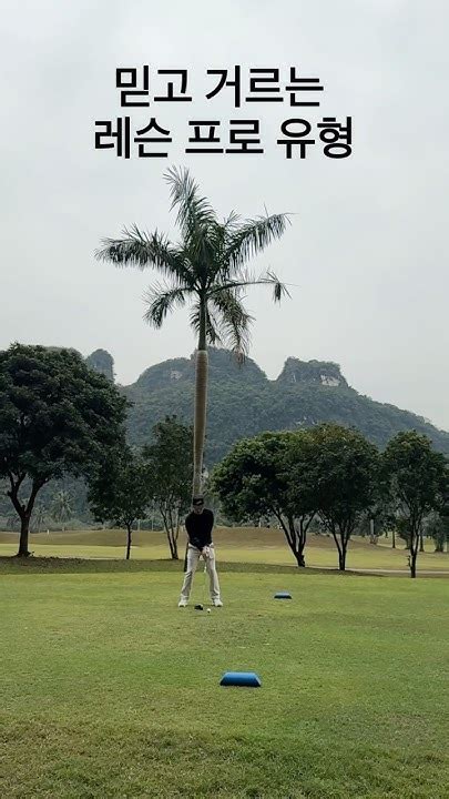 믿고 거르는 레슨 프로 유형 Golf 골린이성장일기 골프 투어프로 골프스윙 개인레슨 골프레슨 Youtube
