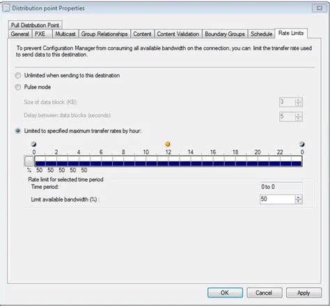 Sccm Distribution Point Network Bandwidth Limitation