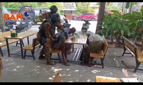 မန္တလေးမှာ စစ်ကောင်စီတပ်ဖွဲ့ဝင်တွေက ဝတ်စုံအပြည့်အစုံနဲ့ နှစ်ရက်ဆက်တိုက