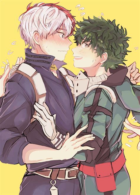 Boku No Hero Academia Todoroki Shouto Midoriya Izuku Tododeku Mha Boku No Hero