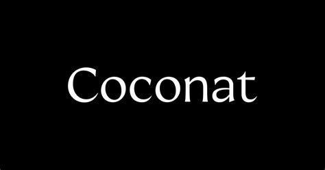 Coconat Free Font