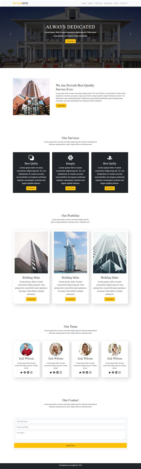 GitHub Kashifjhanjaria Bootstrap BuildXYZ Beautiful Website For