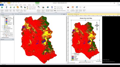 🛑how To Make Land Use And Land Cover Classification Map Using Erdas