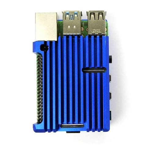 Fanless Armor Case For Raspberry Pi B Blue Electronics In Touch Co